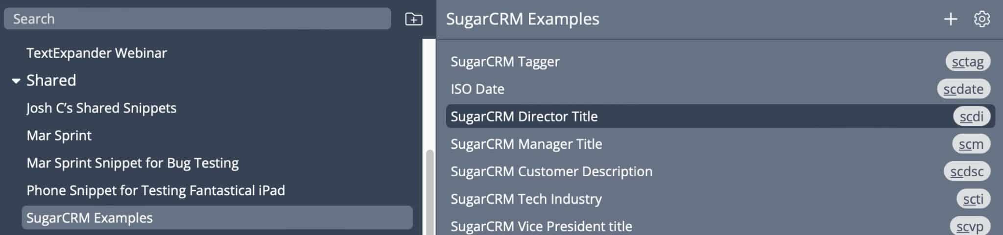 TextExpander Is Now a SugarCRM Partner