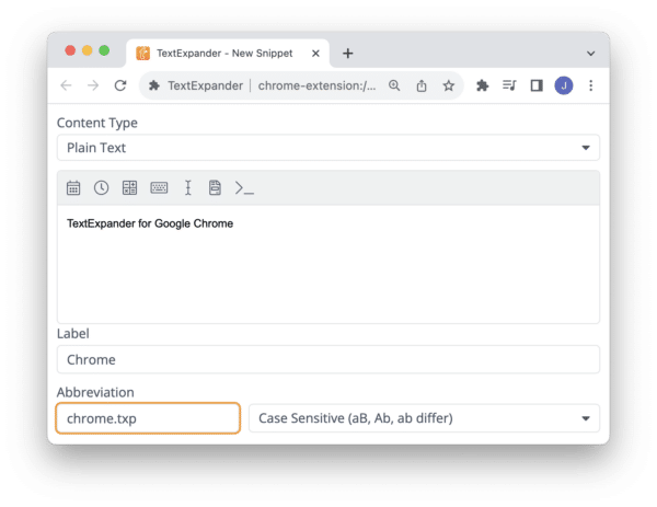 TextExpander for Chrome: Now at Full Power