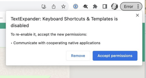 TextExpander for Chrome: Now at Full Power